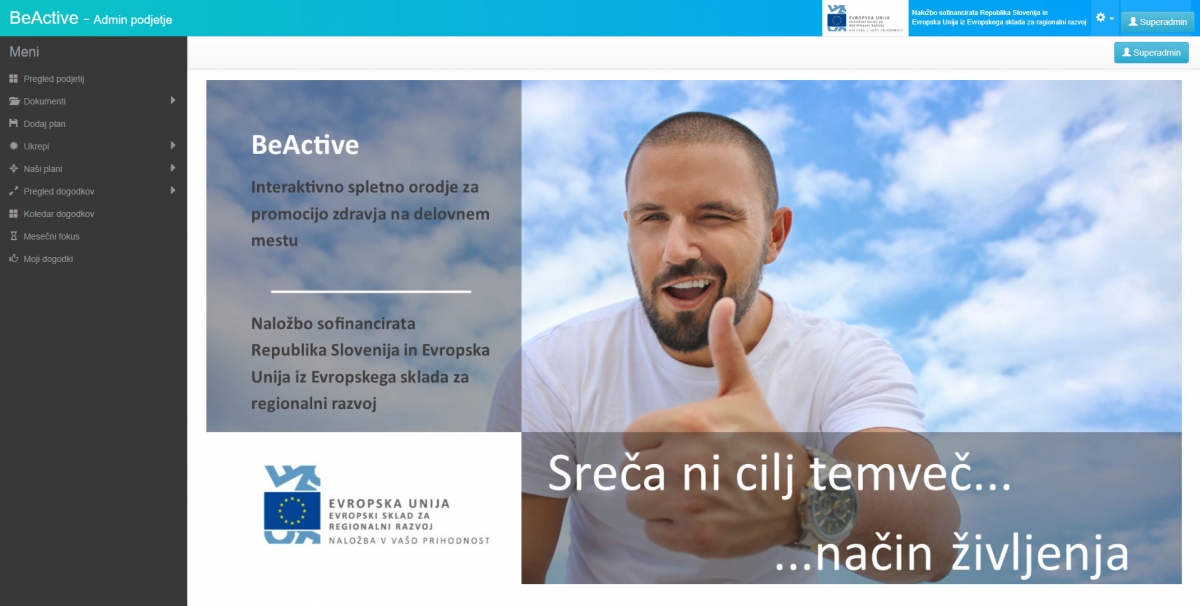 ZDRAVJE NA DELOVNEM MESTU, BEACTIVE